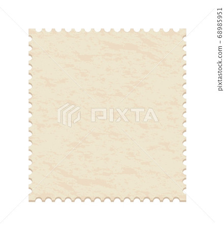 vector illustration of a blank old post stamp - Stock Illustration ...