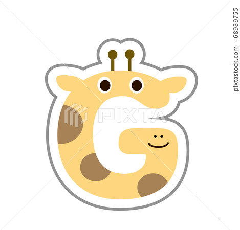 G Cute alphabet English letters separately - Stock Illustration ...