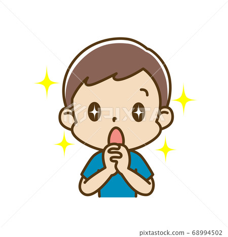 Impressed boy child - Stock Illustration [68994502] - PIXTA