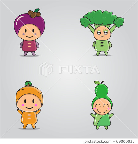 chibi vegetable illustration good for...-插圖素材 [69000033] - PIXTA圖庫