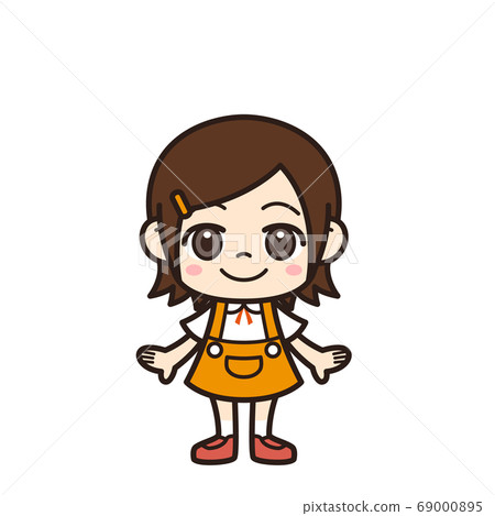 Girl normal - Stock Illustration [69000895] - PIXTA