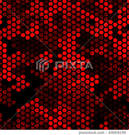 Ruby pattern of triangles, hexagons, squares.... - Stock Illustration ...