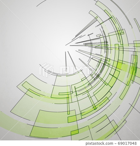 Techno Vector Circle Abstract Background - Stock Illustration [69017048 ...