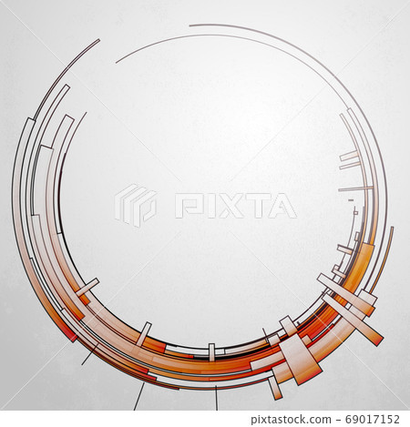 Techno Vector Circle Abstract Background - Stock Illustration [69017152 ...