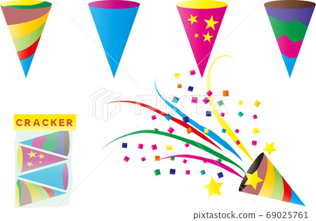 Illustration set of crackers for the design for... - Stock Illustration ...