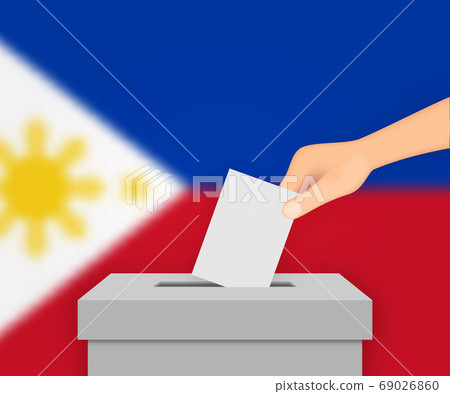 Philippines election banner background. Template - Stock Illustration ...