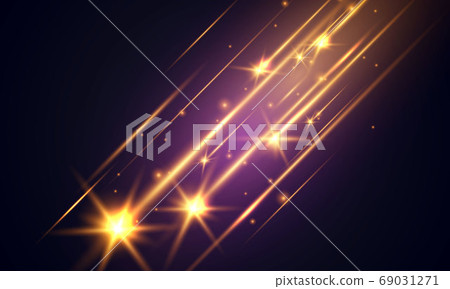light effect Glowing. neon glow and flash... - Stock Illustration ...