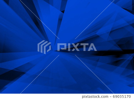 Radial blue geometric pattern - Stock Illustration [69035170] - PIXTA