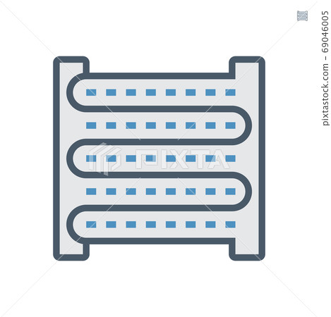 Condenser unit icon 64x64 pixel perfect and... - Stock Illustration ...