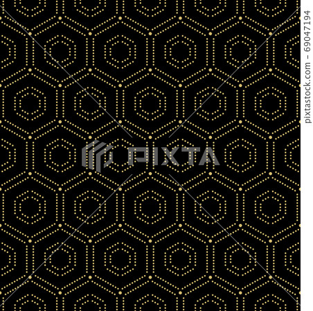 Vector Seamless Dotted Pattern - Stock Illustration [69047194] - PIXTA