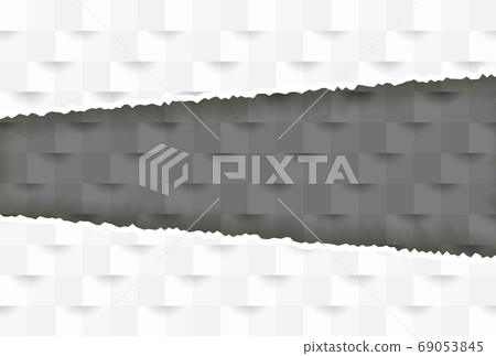 Paper breaking three-dimensional background - Stock Illustration ...