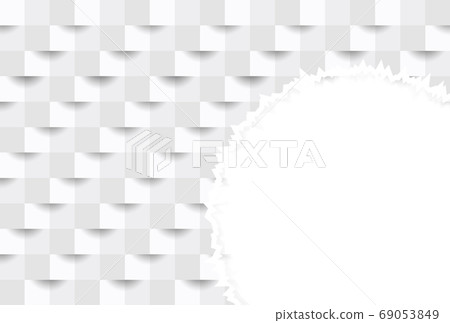 Paper breaking three-dimensional background - Stock Illustration ...