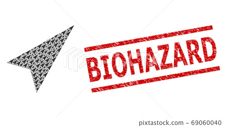 Arrowhead Right-Up Fractal Collage of Arrowhead... - Stock Illustration ...