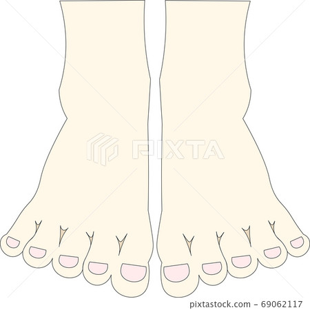 Toe illustration - Stock Illustration [69062117] - PIXTA