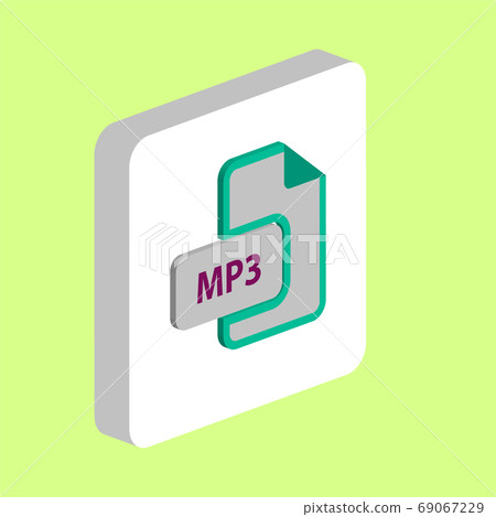MP3 computer symbol - Stock Illustration [69067229] - PIXTA