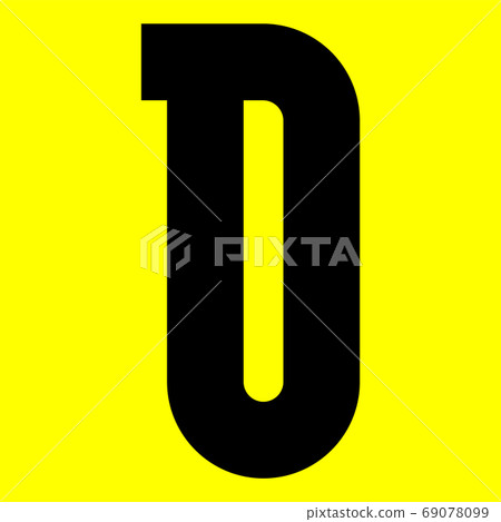 Dark modern font. Trendy alphabet, black vector... - Stock Illustration ...