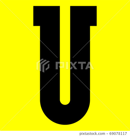 Dark modern font. Trendy alphabet, black vector... - Stock Illustration ...