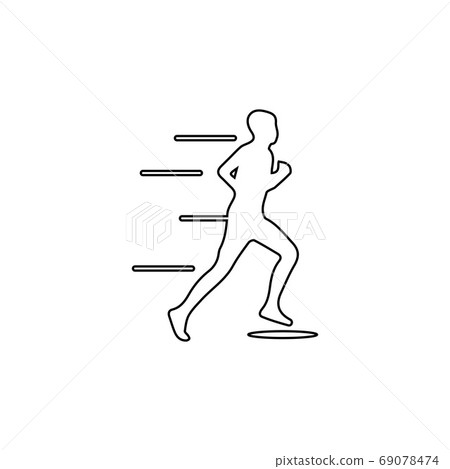 people Running gesture illustration vector design - Stock Illustration ...