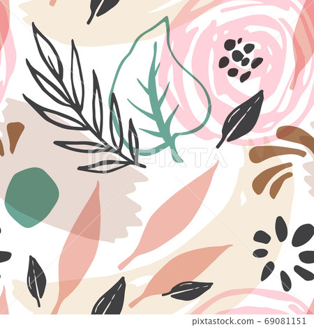 Abstract spring pattern - Stock Illustration [69081151] - PIXTA