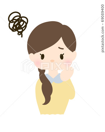 A woman in need - Stock Illustration [69089400] - PIXTA