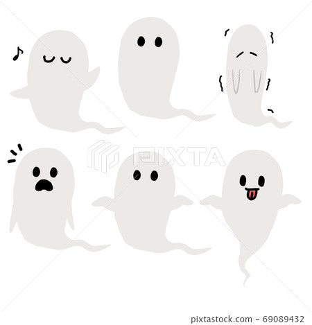 Various expression ghosts - Stock Illustration [69089432] - PIXTA