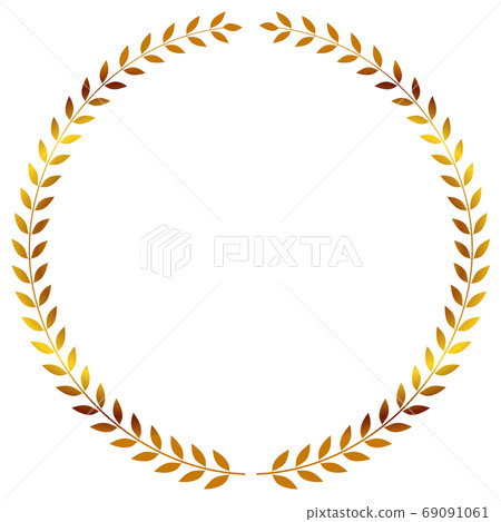 Laurel gold icon - Stock Illustration [69091061] - PIXTA