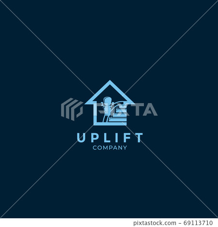 stair lift logo design template - Stock Illustration [69113710] - PIXTA