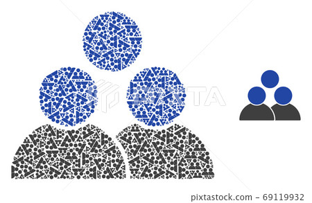 Men Recursion Composition of Self Icons - Stock Illustration [69119932 ...