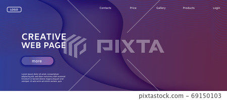 Red Dynamic Abstract. Flow Shapes Texture. 3d - Stock Illustration ...