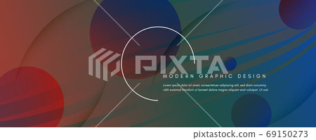 Fluid Geometric Abstract. Vector Gradient Lines - Stock Illustration ...