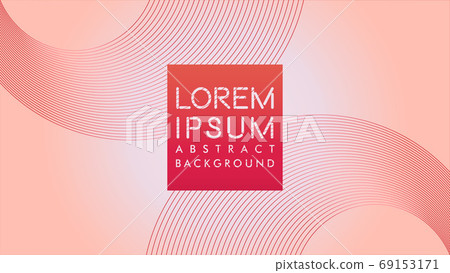 Red Orange Curved Lines Design Vector, Abstract... - Stock Illustration ...