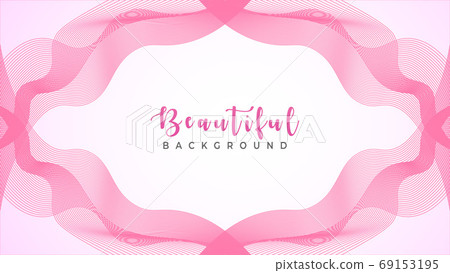 Abstract Pinky Wave Line Background Design... - Stock Illustration ...