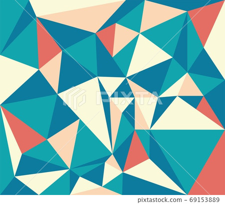 Retro green geometric shape background - Stock Illustration [69153889 ...
