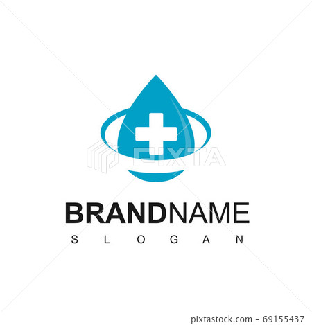 Pure Water Logo Design Inspiration - Stock Illustration [69155437] - PIXTA