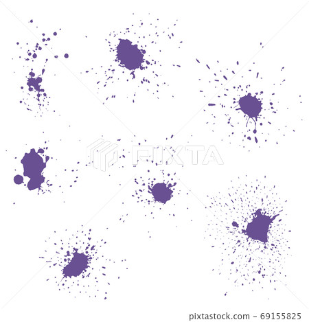 Various spray paint ultra violet graffiti... - Stock Illustration ...