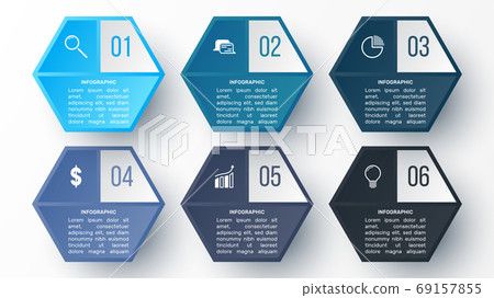 Vector 3D infographic template for... - Stock Illustration [69157855 ...