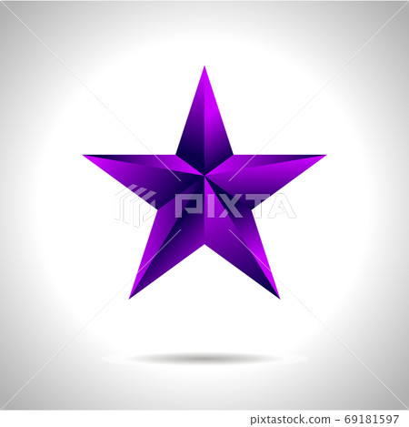 illustration of a purple star on steel background. - Stock Illustration ...
