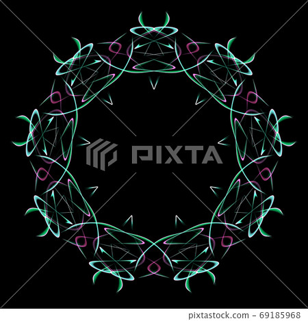 Beautiful nine-sided shape 20200906_001 - Stock Illustration [69185968 ...