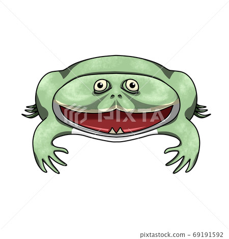 Green Malta Pio frog (budget frog) - Stock Illustration [69191592] - PIXTA