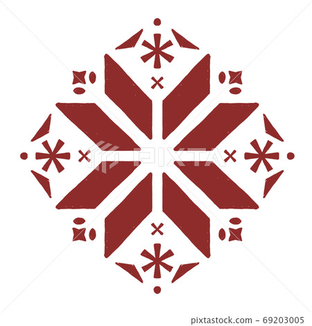 Nordic Nordic motif - Stock Illustration [69203005] - PIXTA