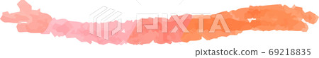 Watercolor hand painted texture horizontal line... - Stock Illustration ...