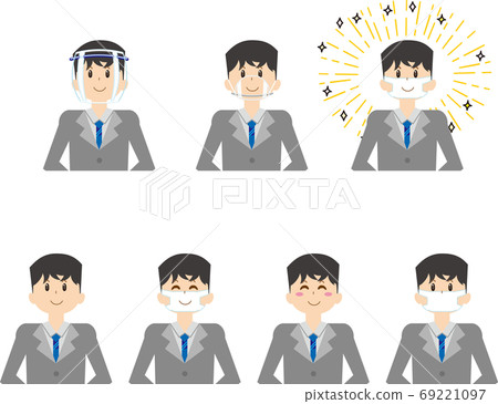 Customer service is always a smile even with a... - Stock Illustration ...