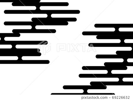 Black haze Japanese pattern background - Stock Illustration [69226632 ...