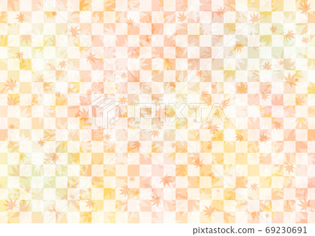 Autumn Japanese pattern background 9 - Stock Illustration [69230691 ...