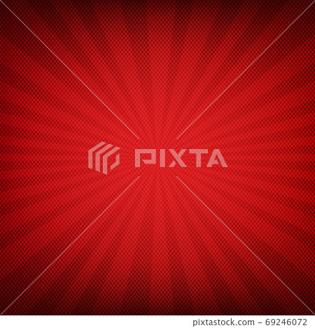 Red Burst Poster - Stock Illustration [69246072] - PIXTA