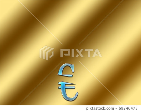 This illustration shows the cut Euro mark. The...-插圖素材 [69246475] - PIXTA圖庫