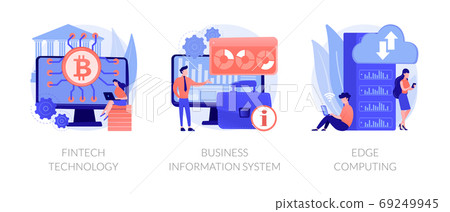 IT infrastructure and technology integration... - Stock Illustration ...