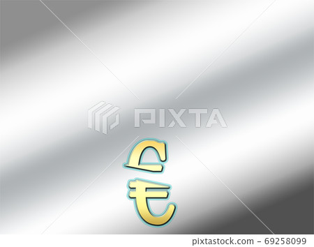 This illustration shows the cut Euro mark. The... - Stock Illustration ...