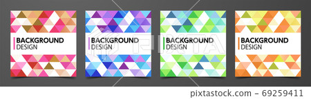 Triangle abstract background design, shape... - Stock Illustration ...