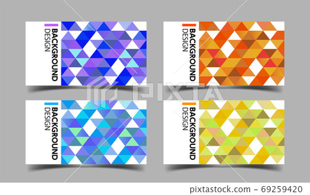 Triangle abstract background design, shape... - Stock Illustration ...
